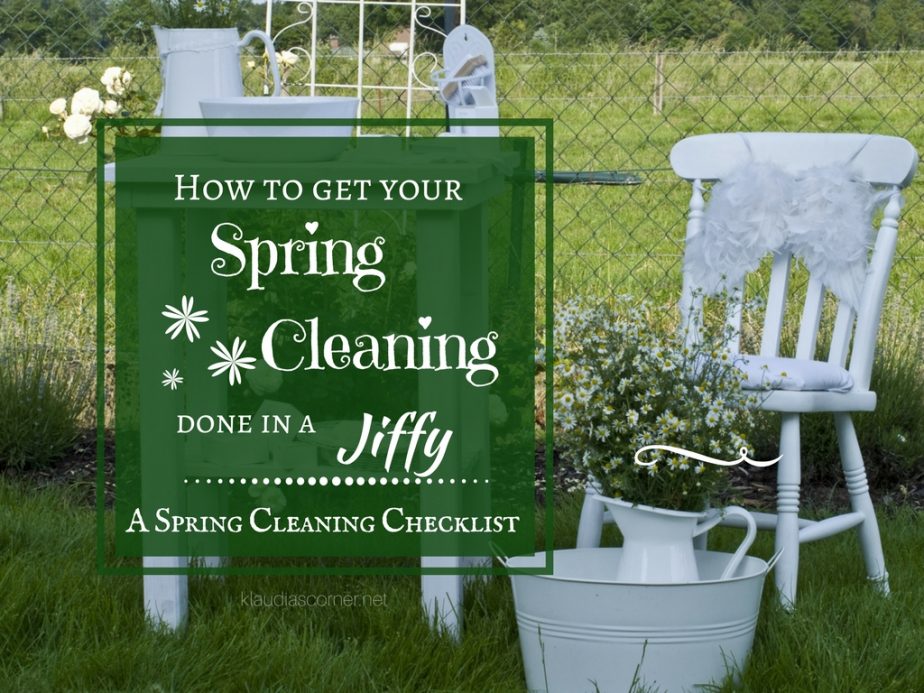 The Spring Cleaning Checklist - Spring Clean Done In A Jiffy | Klaudia ...
