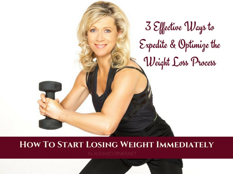 How To Start Losing Weight Immediately- 3 Top Strategies | Klaudia's Corner