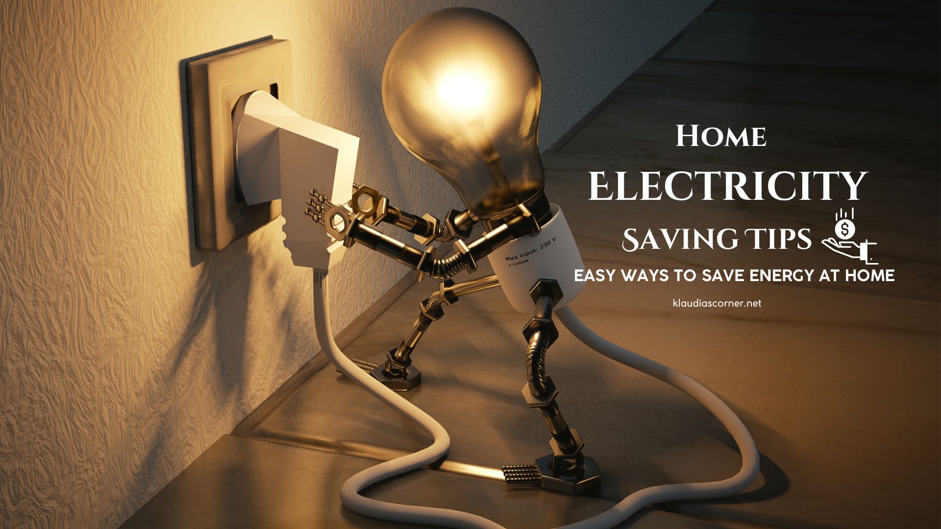 Home Electricity Saving Tips - Klaudia's Corner
