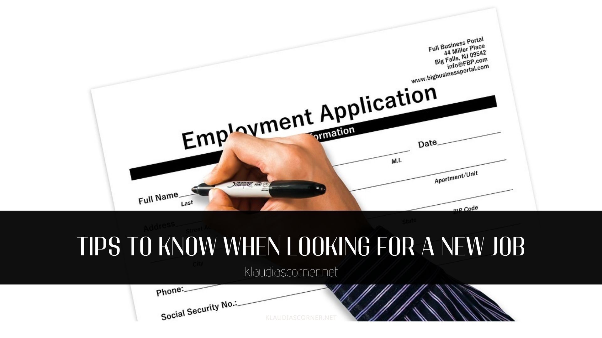 Tips to Know When Looking For a New Job